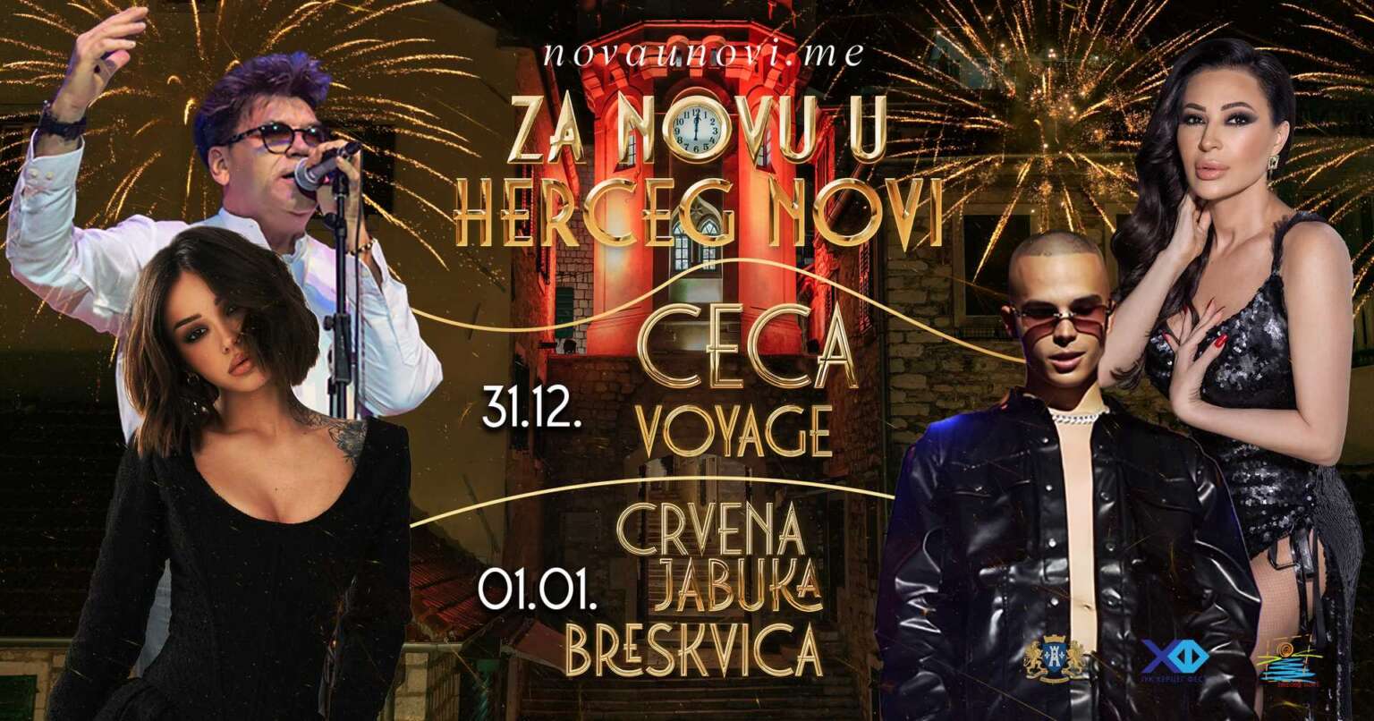 DOČEK NOVE 2025. GODINE U HERCEG NOVOM - PROGRAM - Herceg Novi Events